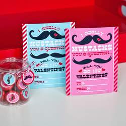 Mustache Valentine's Day Party / Valentine's Day "Mustache Valentine's ...