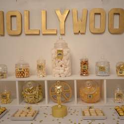 Hollywood Oscars / Movie Night "Hollywood Oscars Sweet Table" | Catch ...