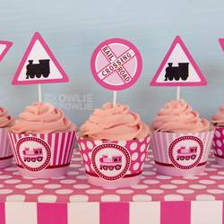 Trains / Birthday "Pink Choo Choo Train Birthday Party" | Catch My Party