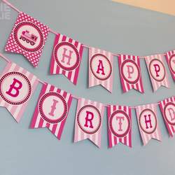 Trains / Birthday "Pink Choo Choo Train Birthday Party" | Catch My Party