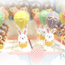 Hot Air Balloon & Aviator / Baby Shower "Welcome Baby Sam" | Catch My Party