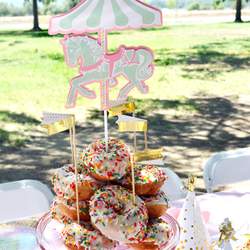 Carousel / Birthday "Vintage Carousel 1st birthday party for Alina ...