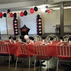 Red, Black and White party / Birthday "15th Birthday party " | Catch My ...