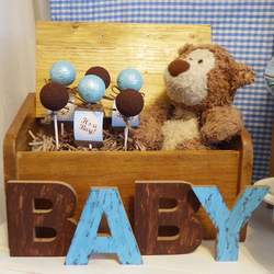Teddy Bear / Baby Shower "Teddy Bear, Blue & Brown Baby Shower" | Catch ...