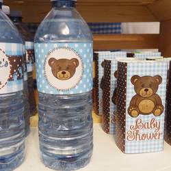 Teddy Bear / Baby Shower "Teddy Bear, Blue & Brown Baby Shower" | Catch ...