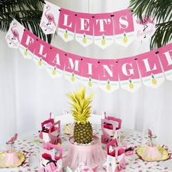 Flamingo & Pineapple / Birthday "Flamingo - Party Like A Pineapple ...
