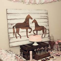 Pony/Horse / Birthday "Pink Vintage Pony Party" | Catch My Party