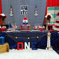 Nautical 1first year / Birthday "Nautical 1st year" | Catch My Party