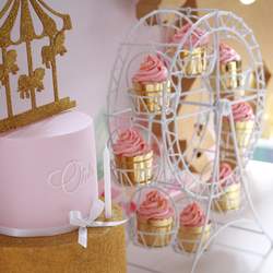 Floral Carousel / Birthday "Mia's Floral Carousel First Birthday ...