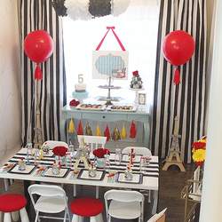 French / Parisian / Birthday "Parisian Puppy Party" | Catch My Party