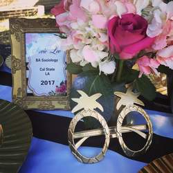 Floral/ Gold / Graduation/End of School "The Graduate " | Catch My Party