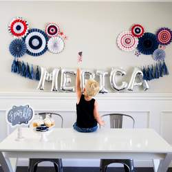 American / 4th of July "Modern #Merica Dessert Bar" | Catch My Party