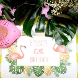Tropical Flamingo Theme / Birthday "Tropical Flamingo Theme" | Catch My ...