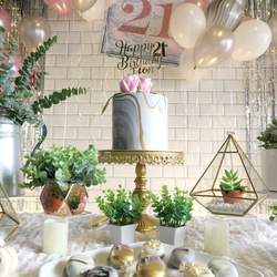 Marble Theme / Birthday "Marble Theme 21st birthday party" | Catch My Party