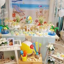 Beach Theme / Birthday "Beach 1st Birthday party" | Catch My Party