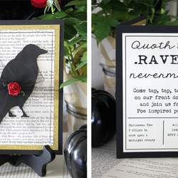 Edgar Allen Poe / Halloween "Edgar Allen Poe Party" | Catch My Party
