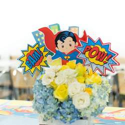 Superman / Birthday "Super Aaron Turns 4" | Catch My Party