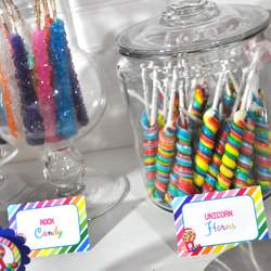 Rainbow Candy Sweets / Birthday "Candy Sweet Shoppe" | Catch My Party
