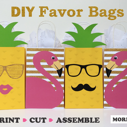 Tropical Party Theme- Flamingo & Pineapple Party / Birthday "Flamingo ...