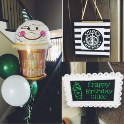 Starbucks / Birthday "“Frappy Birthday”" | Catch My Party