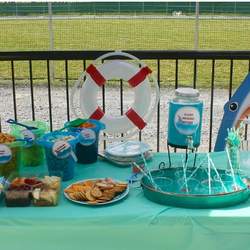 Shark / Birthday "Shark themed pool party " | Catch My Party