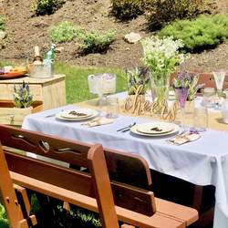 Dinner Party "Rustic Lavender Ladies Lunch" | Catch My Party