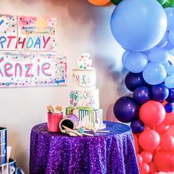 Art Party / Birthday "Colorful 7th Birthday pARTy" | Catch My Party