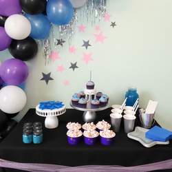 Galaxy and Twinkling Star / Birthday "Galaxy & Twinkling Star Themed Birthday Party" | Catch My ...