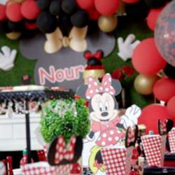 Mini Mouse / Birthday "Noura 1st Minnie Mouse party " | Catch My Party