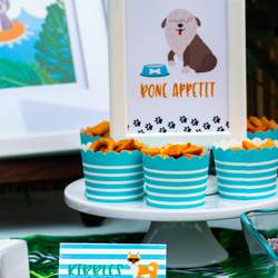 Dogs / Puppies / Birthday "Bow Wow Luau // Tropical Puppy Party ...