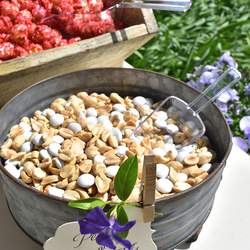 Rustic Wedding / Wedding "Cakes & Corn Rustic Wedding Popcorn Bar ...