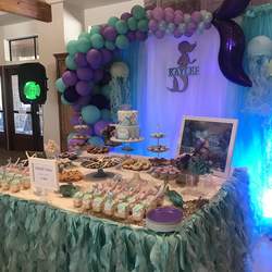 Mermaid, Under-the-Sea / Birthday "Kaylee's 1st Birthday Shellabration ...