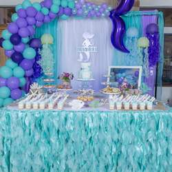 Mermaid, Under-the-Sea / Birthday "Kaylee's 1st Birthday Shellabration ...