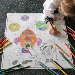 Rockets / Outer space / Birthday "Rocket to the Moon Space Party ...