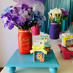 Arts & Crafts / Birthday "Art Explosion of Colors " | Catch My Party