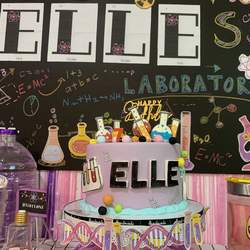 Science Laboratory / Birthday "Elle’s Chic Science Laboratory Party ...