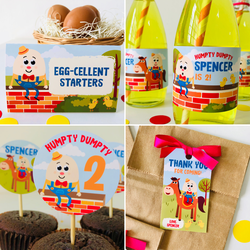 Humpty Dumpty / Birthday "Humpty Dumpty Birthday Party" | Catch My Party