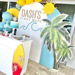 Beach / Surf / Birthday "Dash’s First Wave " | Catch My Party