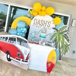 Beach / Surf / Birthday "Dash’s First Wave " | Catch My Party