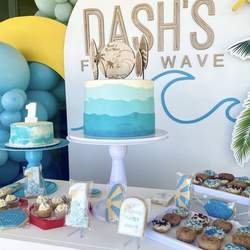 Beach / Surf / Birthday "Dash’s First Wave " | Catch My Party