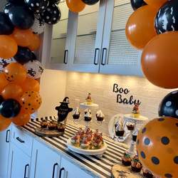 Halloween / Baby Shower "A little boo is due" | Catch My Party