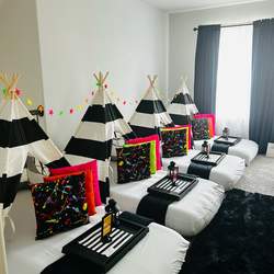 Neon / Glow in the Dark / Birthday "Aubrey's Sleepover" | Catch My Party