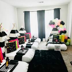 Neon / Glow in the Dark / Birthday "Aubrey's Sleepover" | Catch My Party