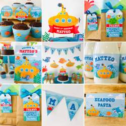 Submarine / Birthday "Submarine Birthday Party" | Catch My Party