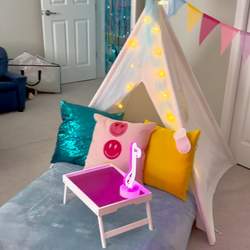 Preppy / Birthday "Sleepover teepee party" | Catch My Party